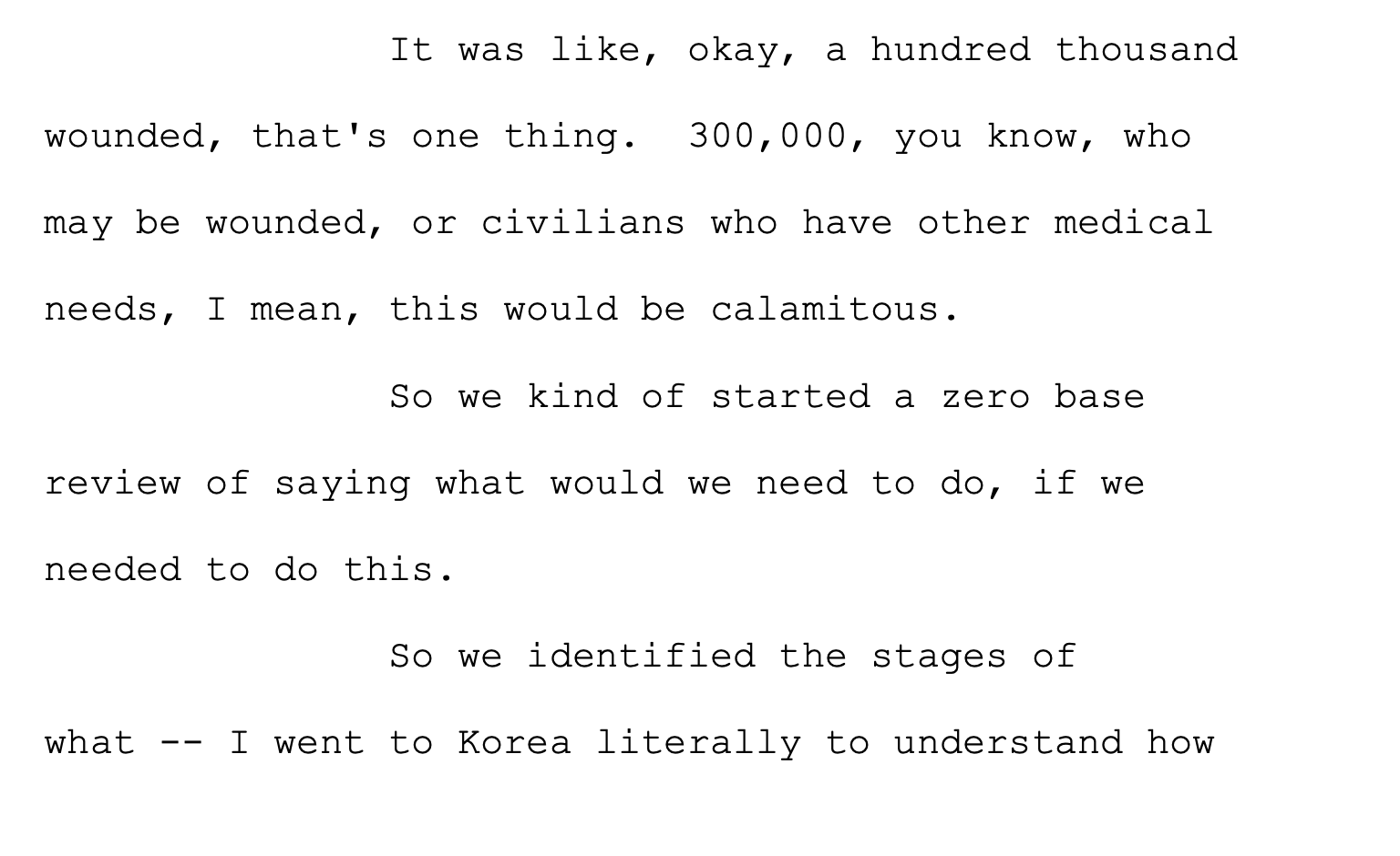 R Kadlec on BW on Korean Peninsula